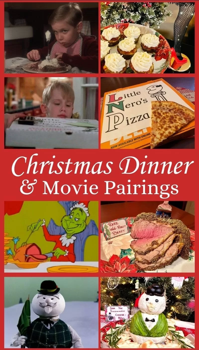 Christmas Dinner and a Movie Pairings - Inspiring Magical Memories